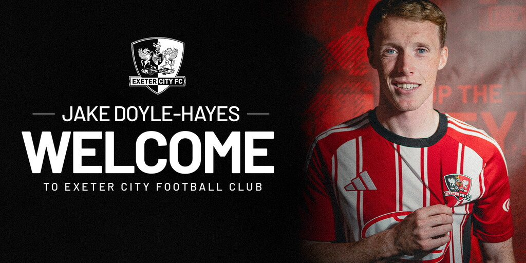 Welcome Jake Doyle-Hayes | Exeweb - supporting Exeter City since 1999